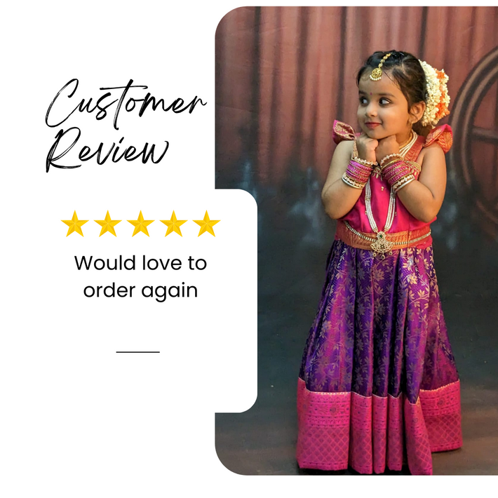 Traditional green and red checked langa jacket ethnic wear for baby gi ...